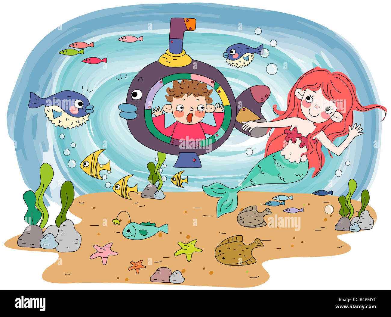 The Mermaid Boy High Resolution Stock Photography and Images - Alamy