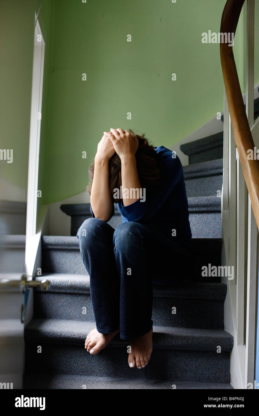 Sitting mournfully hi-res stock photography and images - Alamy