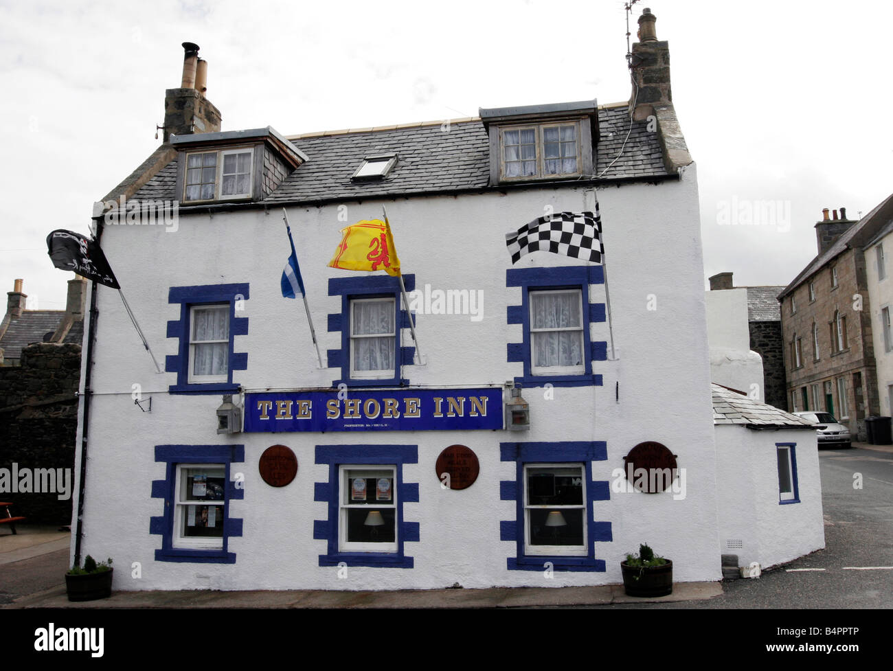The Shore Inn in the small picturesque village of Portsoy in the North ...