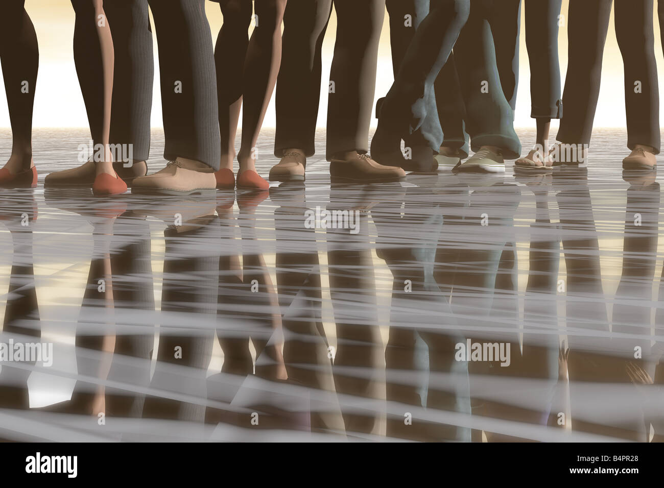 Women feet queue hi-res stock photography and images - Alamy