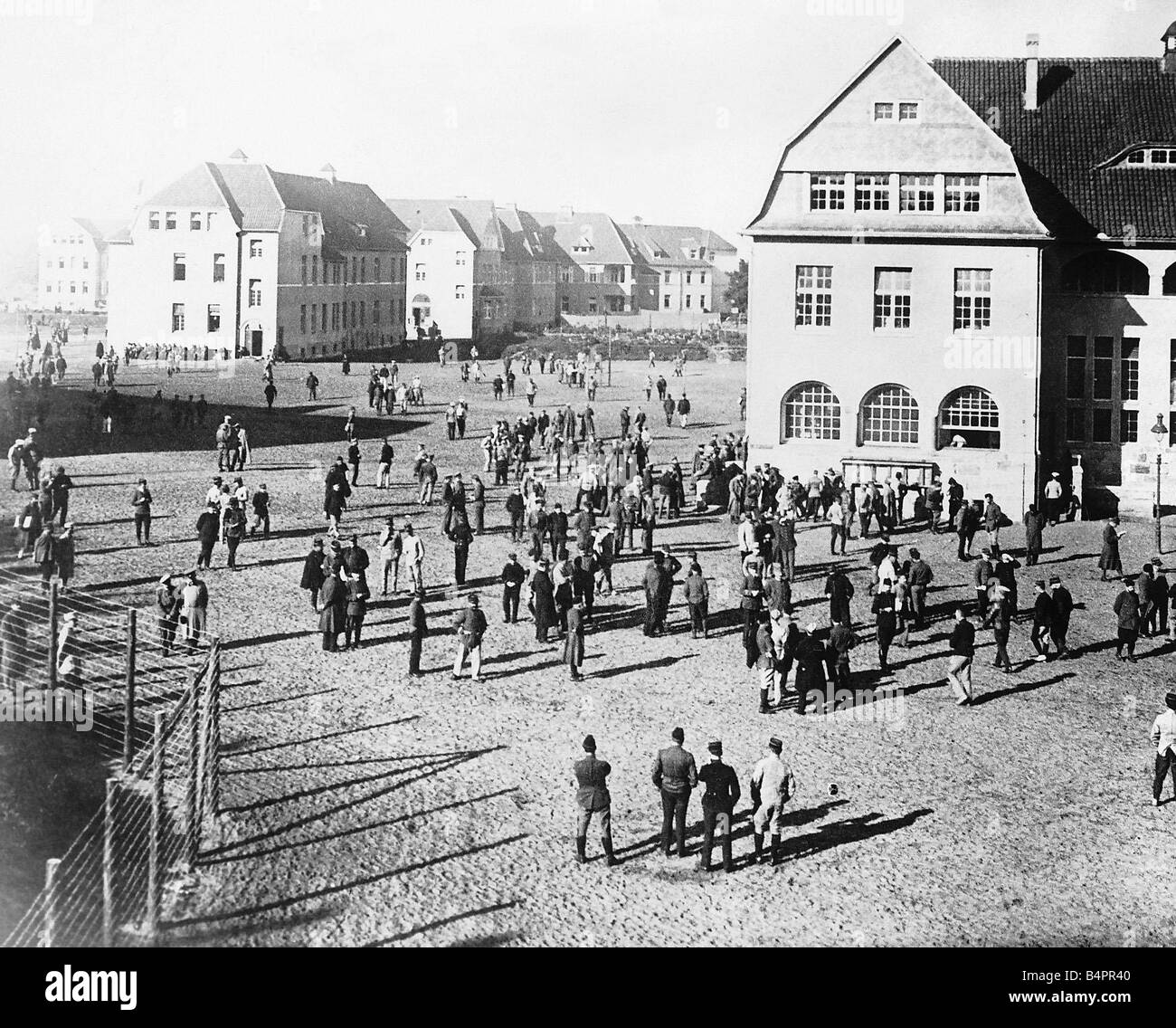 Prisoner of war camp Black and White Stock Photos & Images - Alamy
