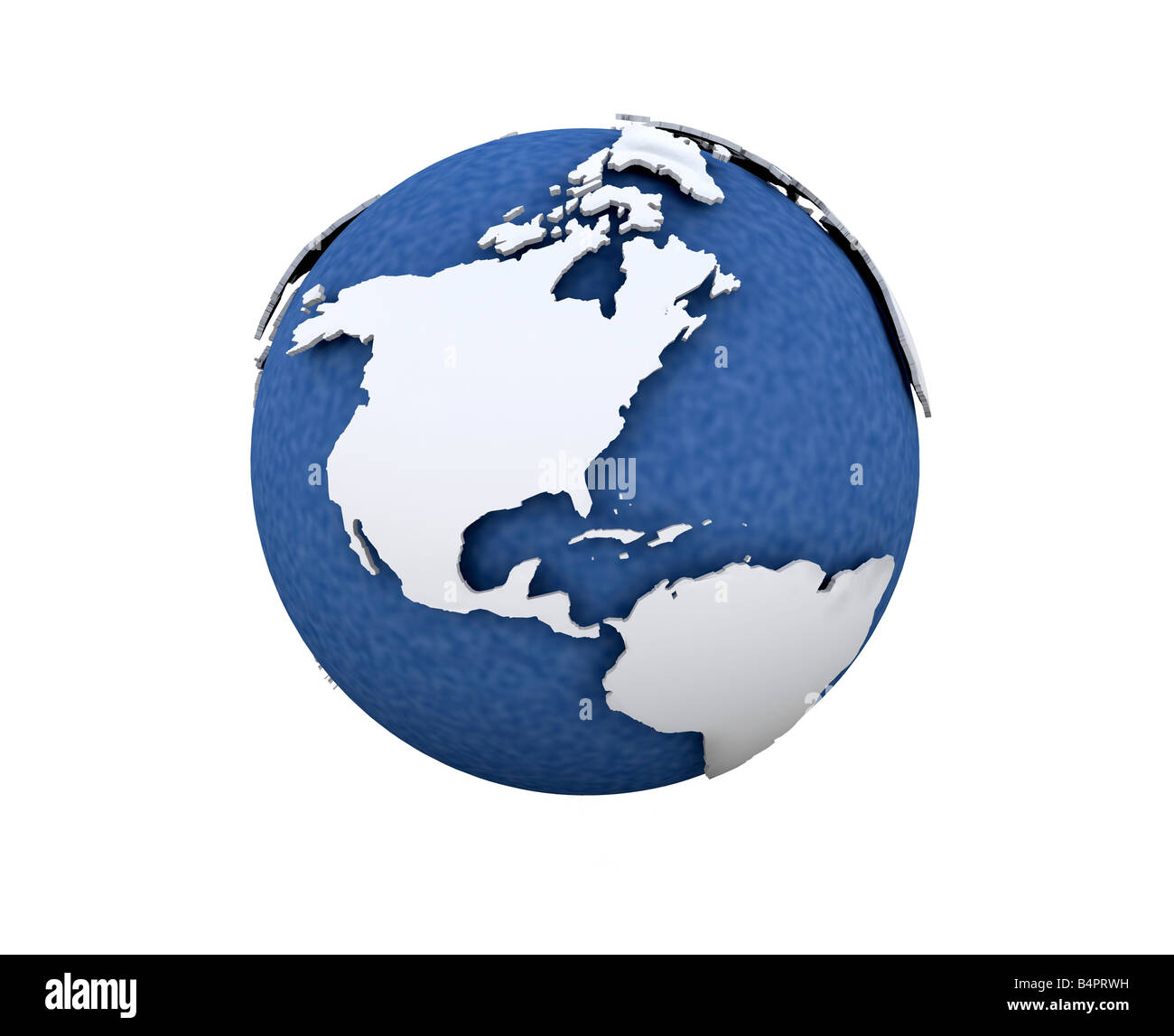3d globe map hi-res stock photography and images - Alamy