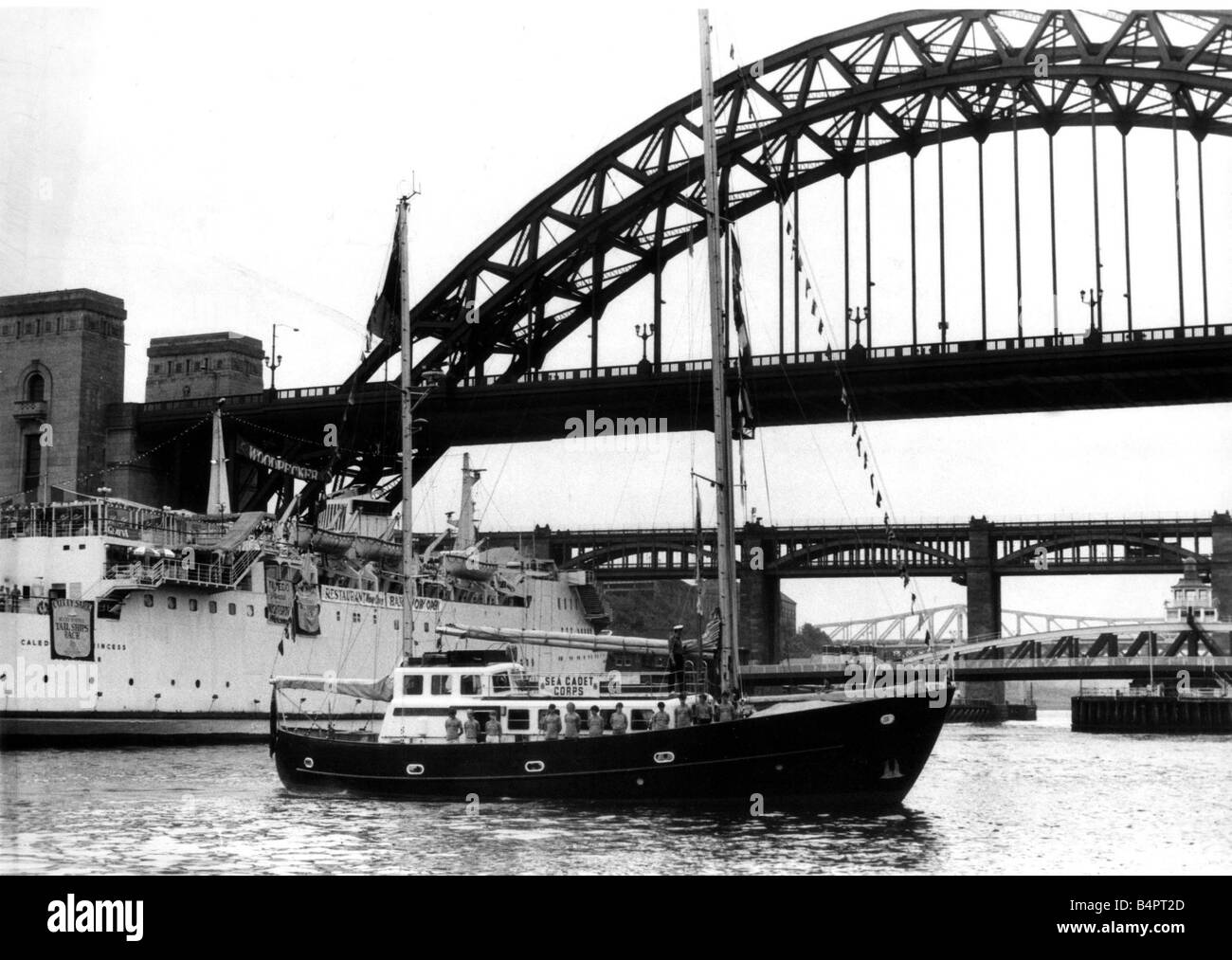 Tall Ships Race 1986 Sea Cadets ship the Royalist Stock Photo - Alamy