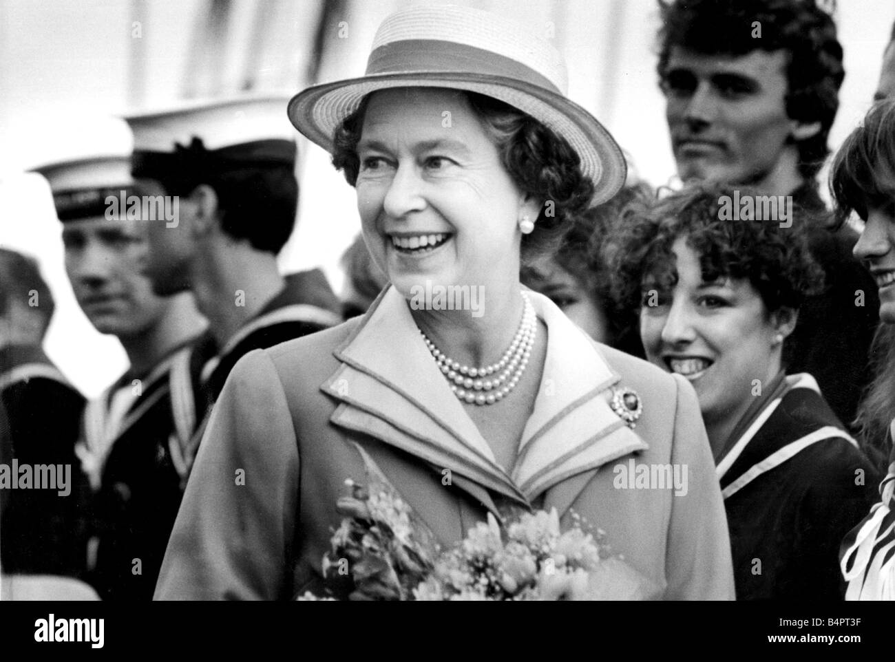 The tall ships visit to the Newcastle 19 July 1986 with her majesty ...