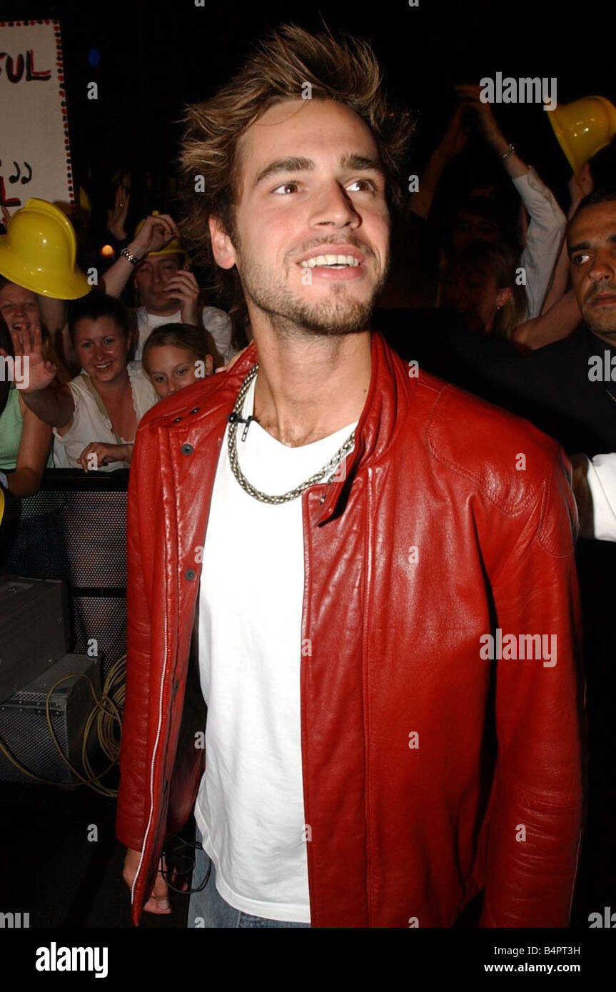 Alex leaves reality tv show Big Brother Stock Photo - Alamy