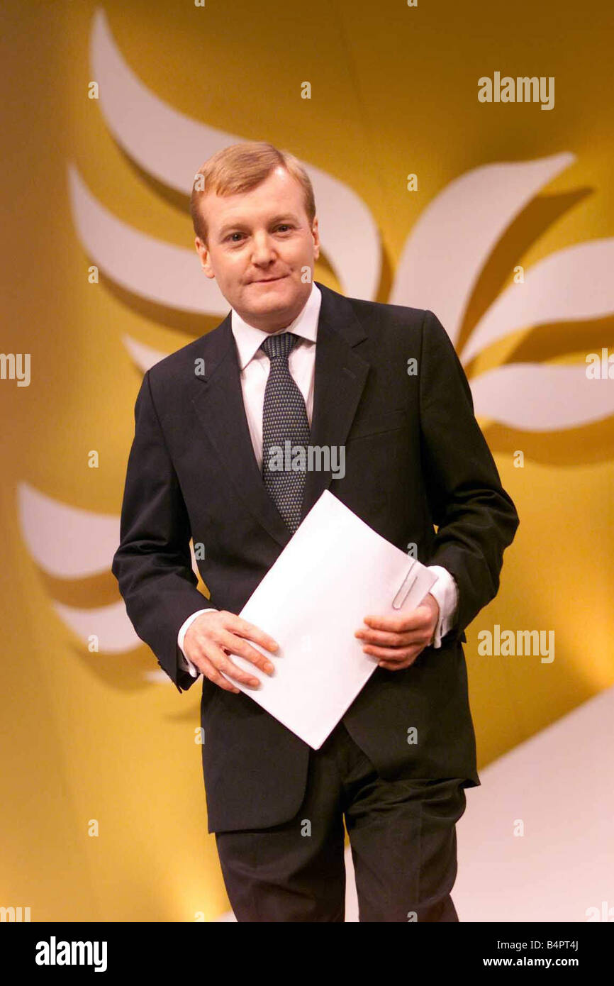 Charles kennedy mp leader of the liberal democrats hi-res stock ...