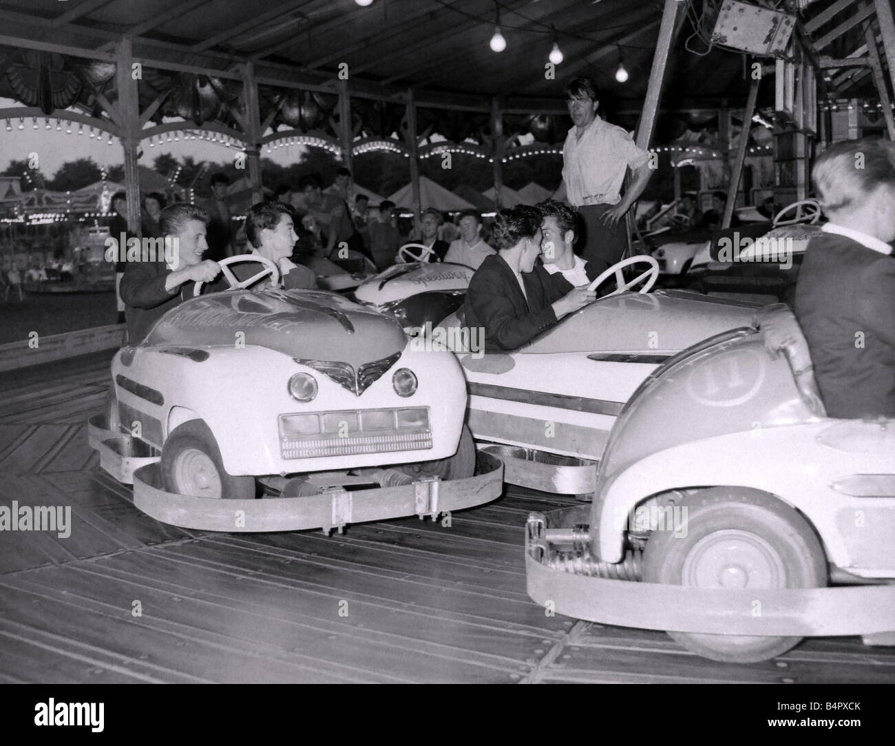 Dodgems 1950s hi-res stock photography and images - Alamy