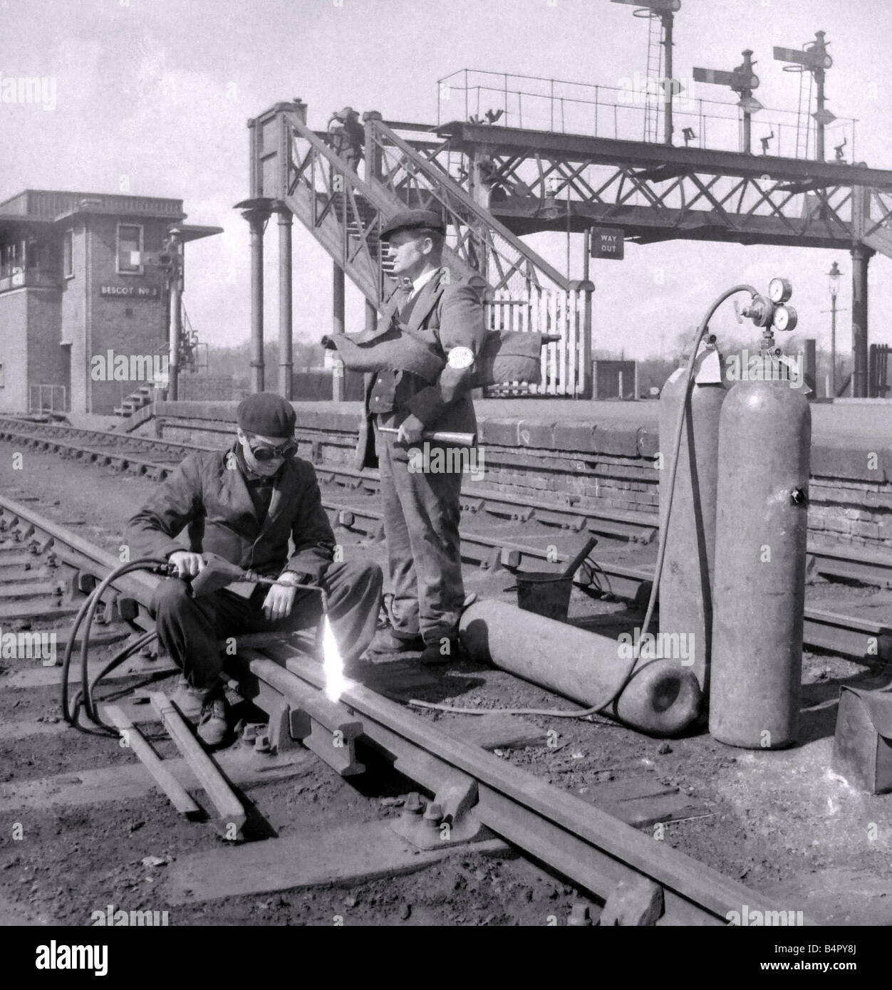 Work must go on day and night to keep the Bescot Marshalling Yard in ...