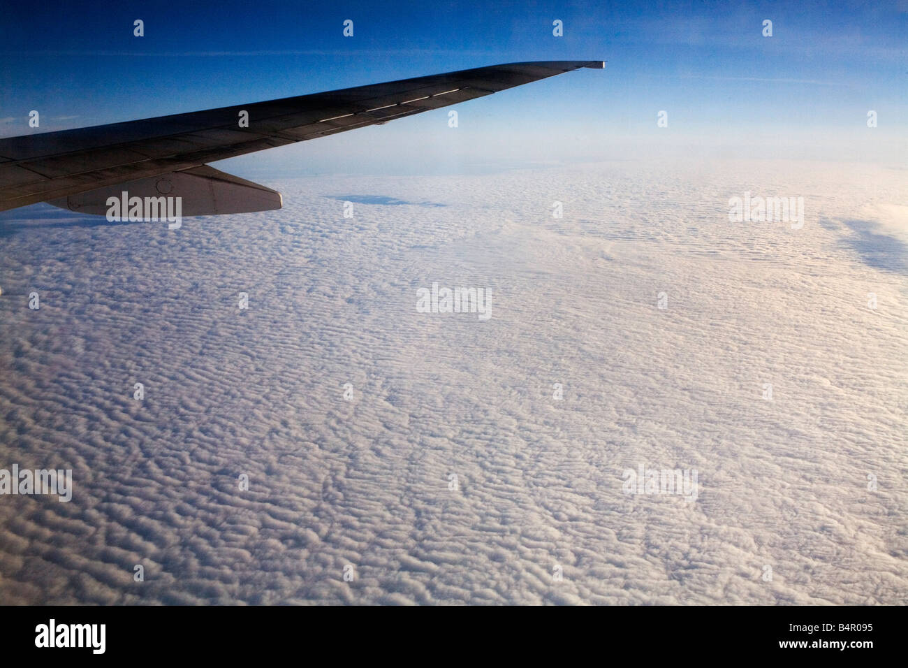 View from an airplane Stock Photo - Alamy