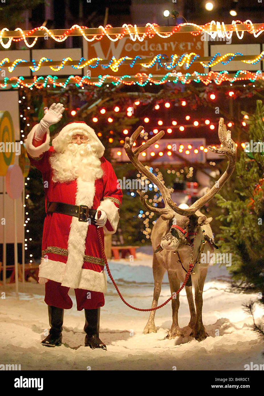 Santa at the new Winter Wonderland christmas special at Tamworth snow ...