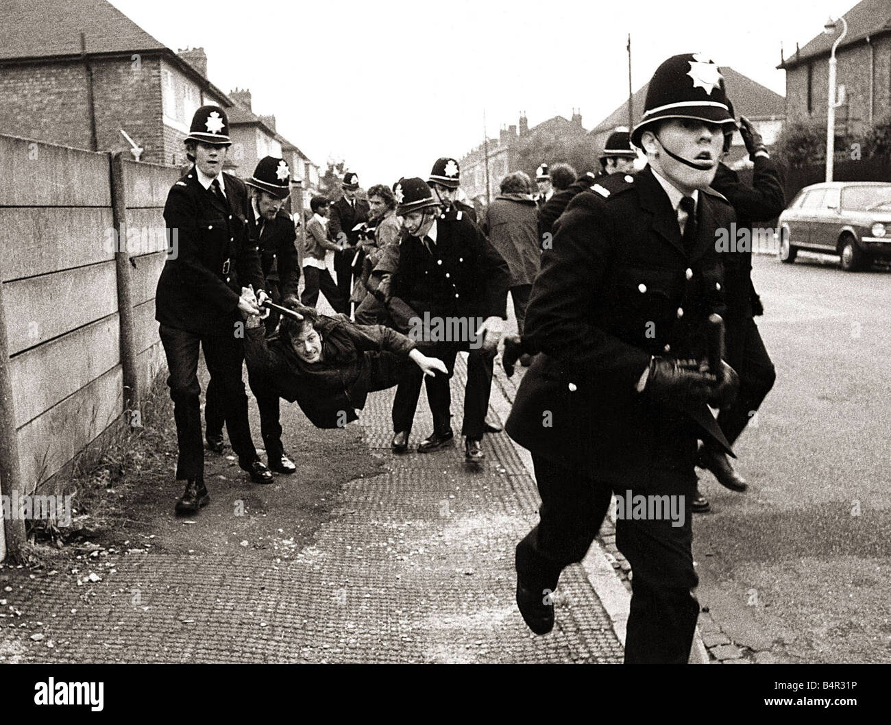 1970 s Demonstrations Protests September 1977 Police carry away a ...