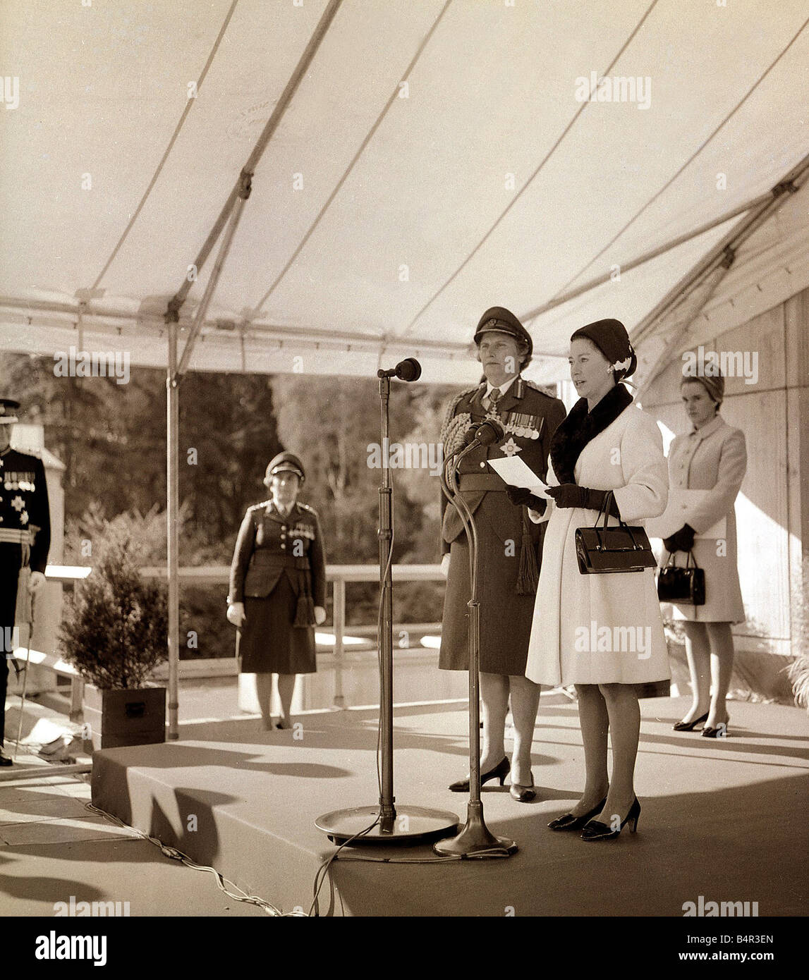 Princess Margaret October 1967 and Dame Margot Turner opening the Army ...