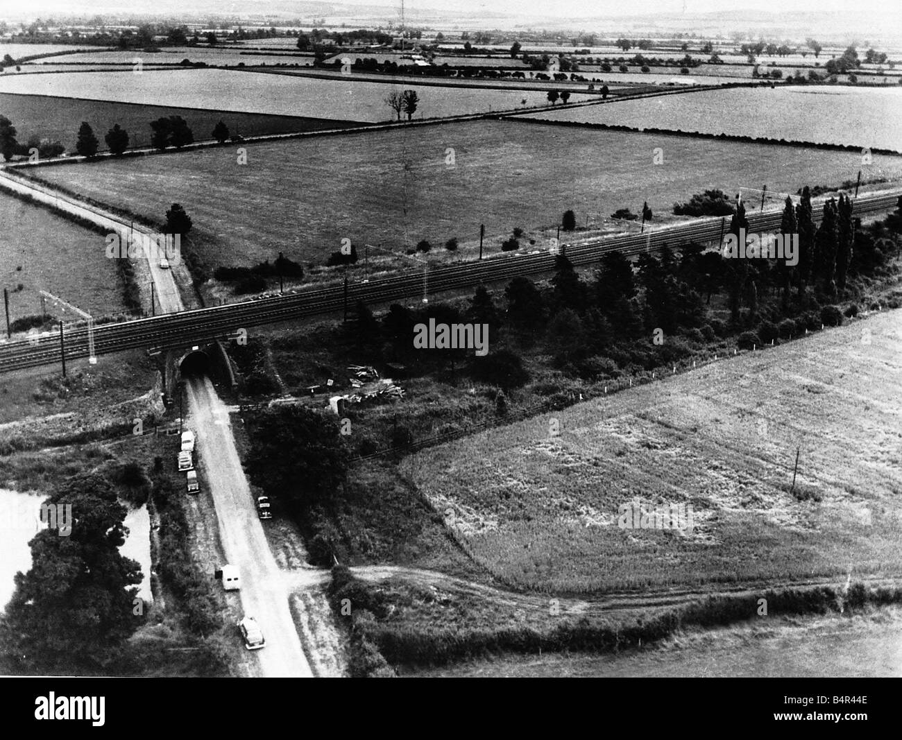 Crime Great Train Robbery A general view of the area near Cheddington ...