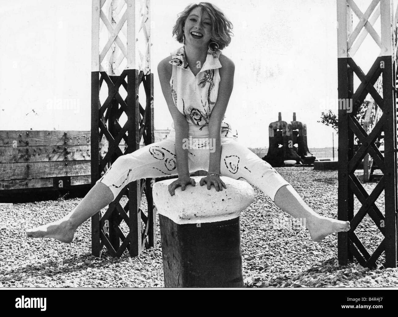 Tracey Francis in outfits from the Docks based 13 Amp design studio ...