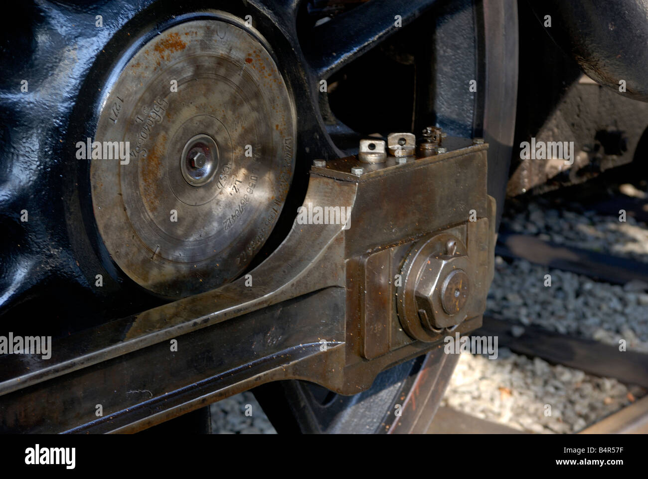 Steam Locomotive close up Stock Photo - Alamy