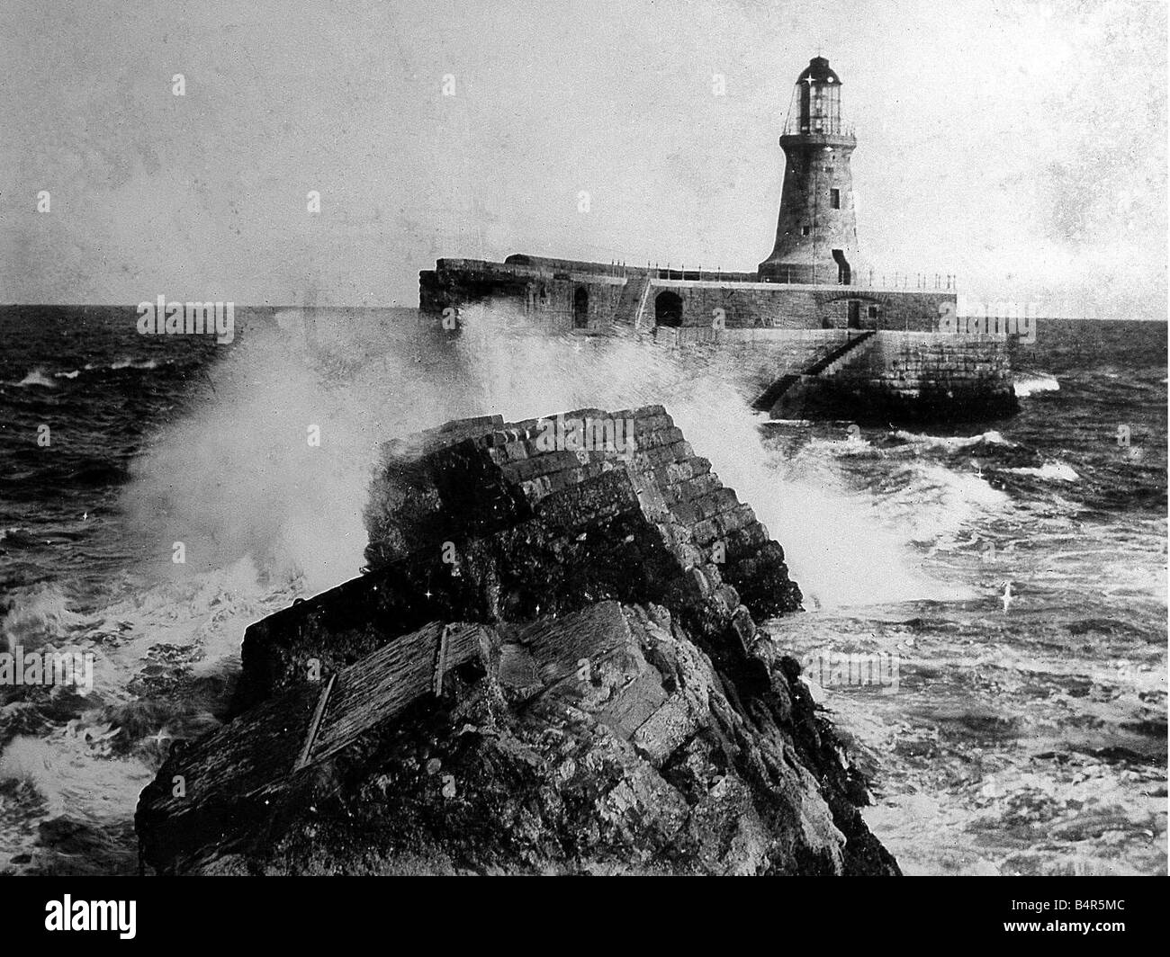 Damaged lighthouse Black and White Stock Photos & Images - Alamy