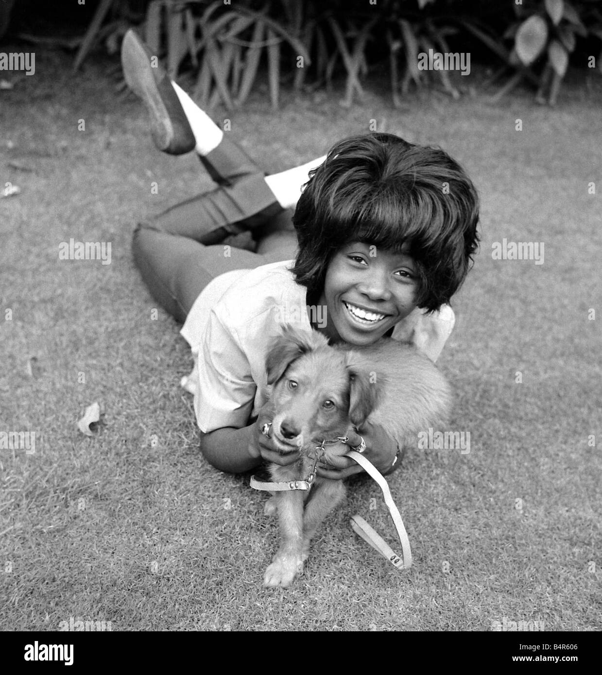 Millie Small Pop singer pictured on the Embankment with Henry her 10 ...