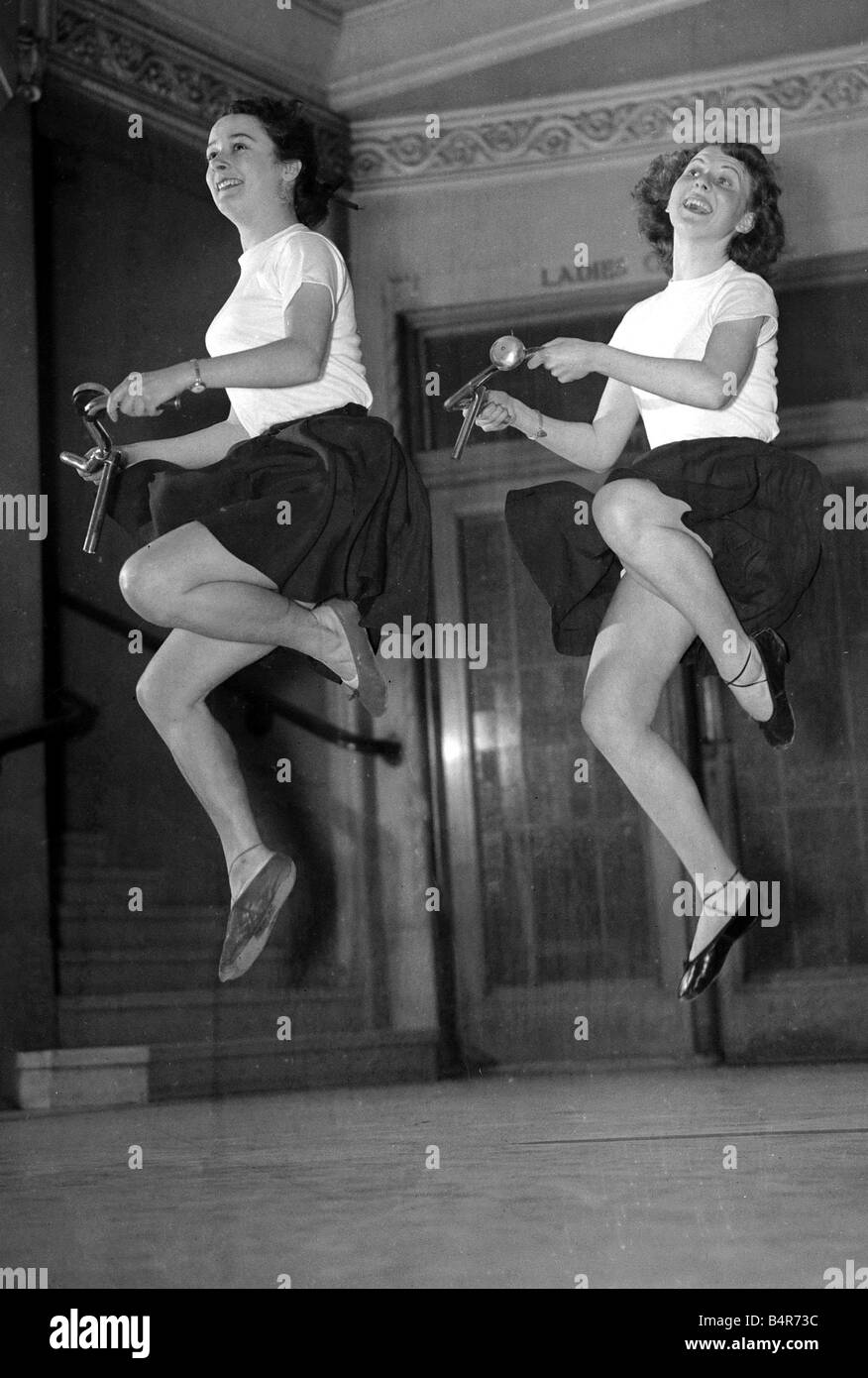 Dancers Maureen Carter and Jose Hull rehearsing their routine November ...