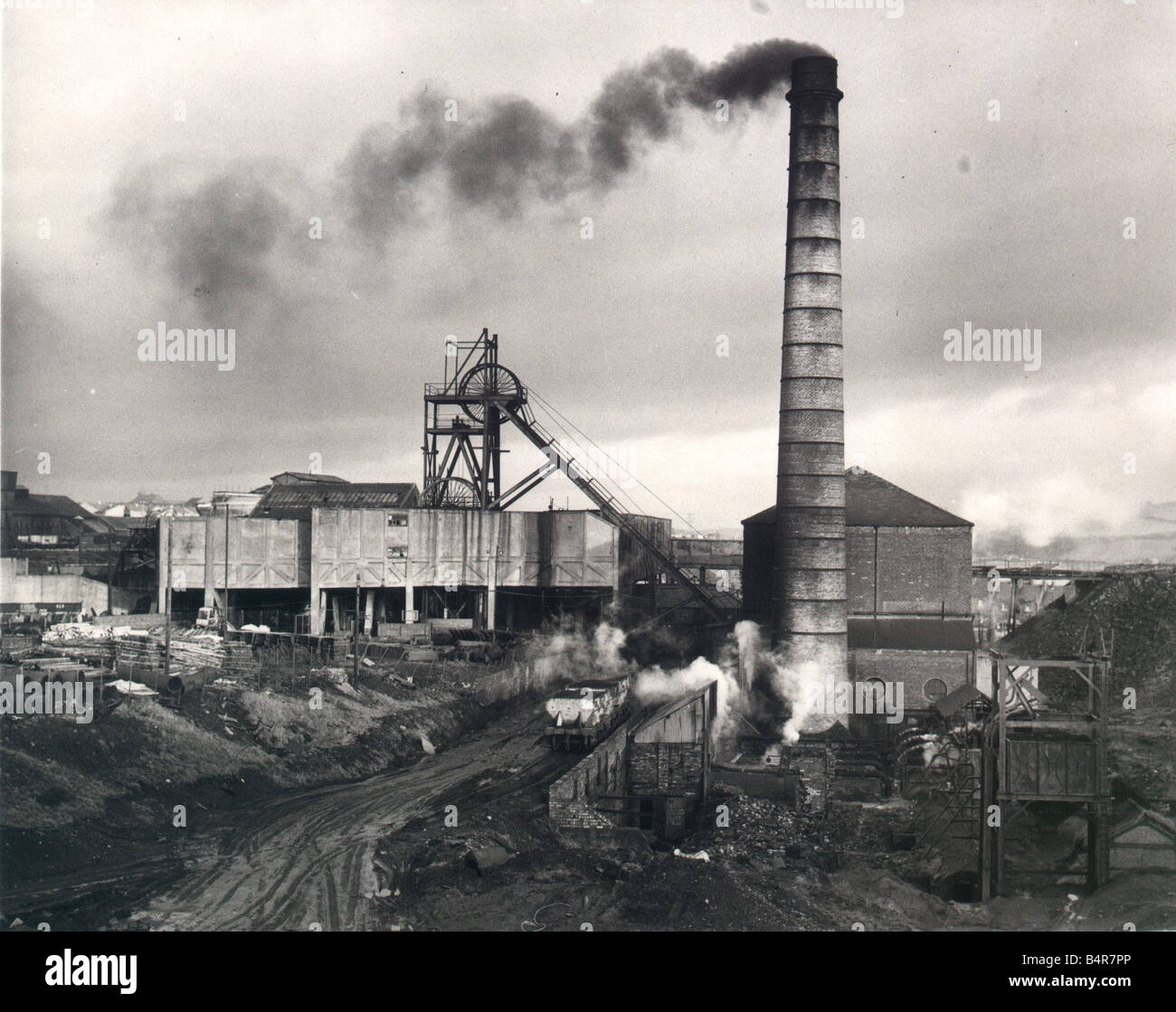 Harrington Colliery at Lowca on the Cumberland coast which was being ...