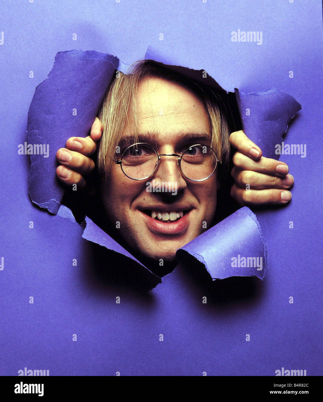 Comedian Tim Vine December 2001 Stock Photo - Alamy