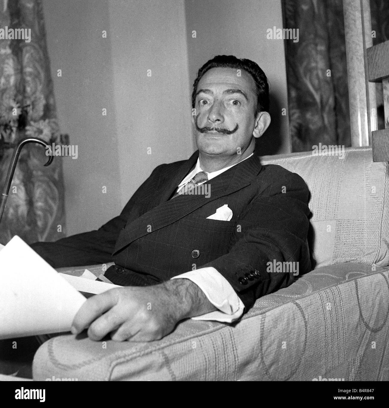Salvador Dali artist December 1951 Stock Photo - Alamy
