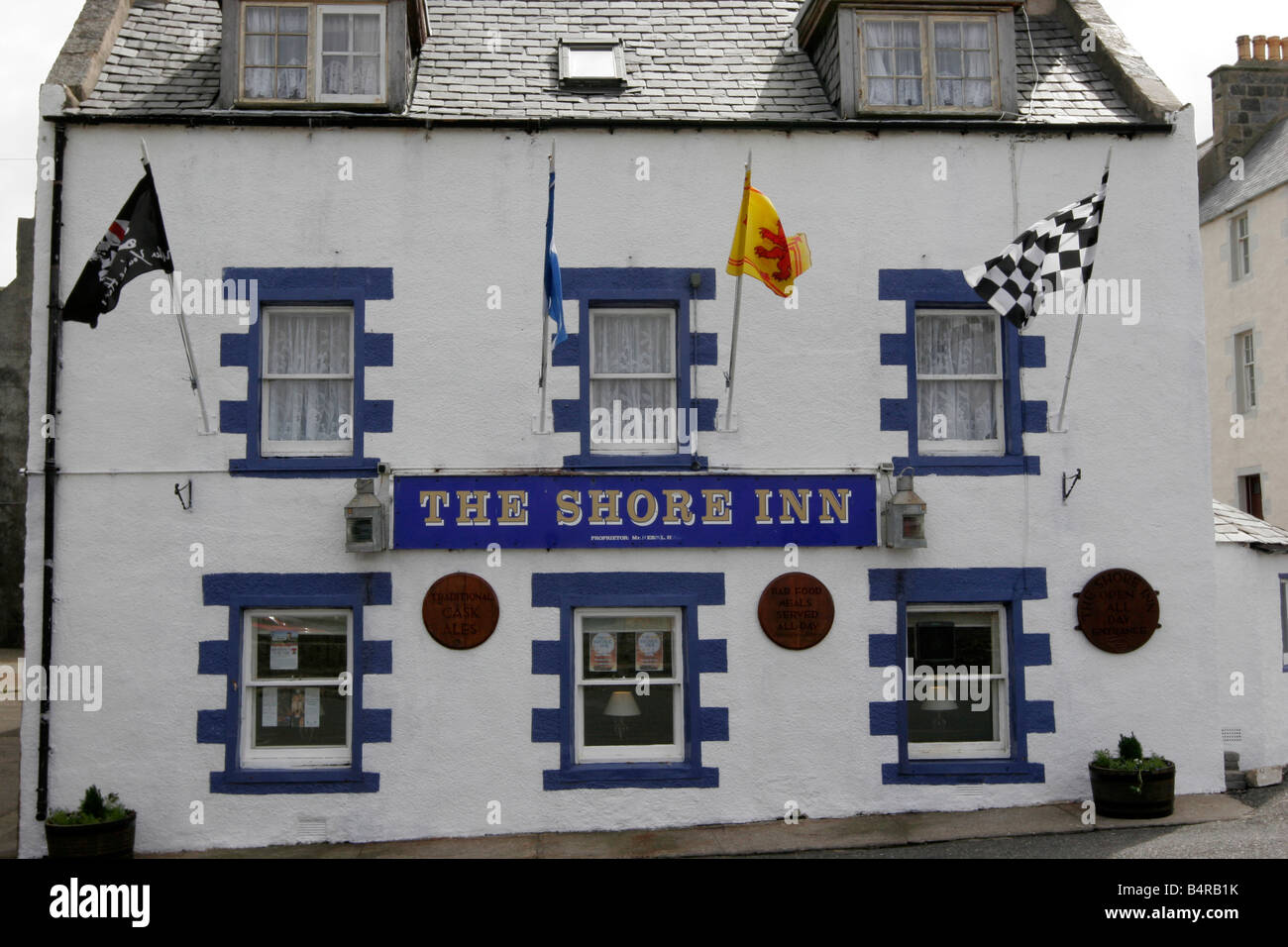 The Shore Inn in the small picturesque village of Portsoy in the North ...