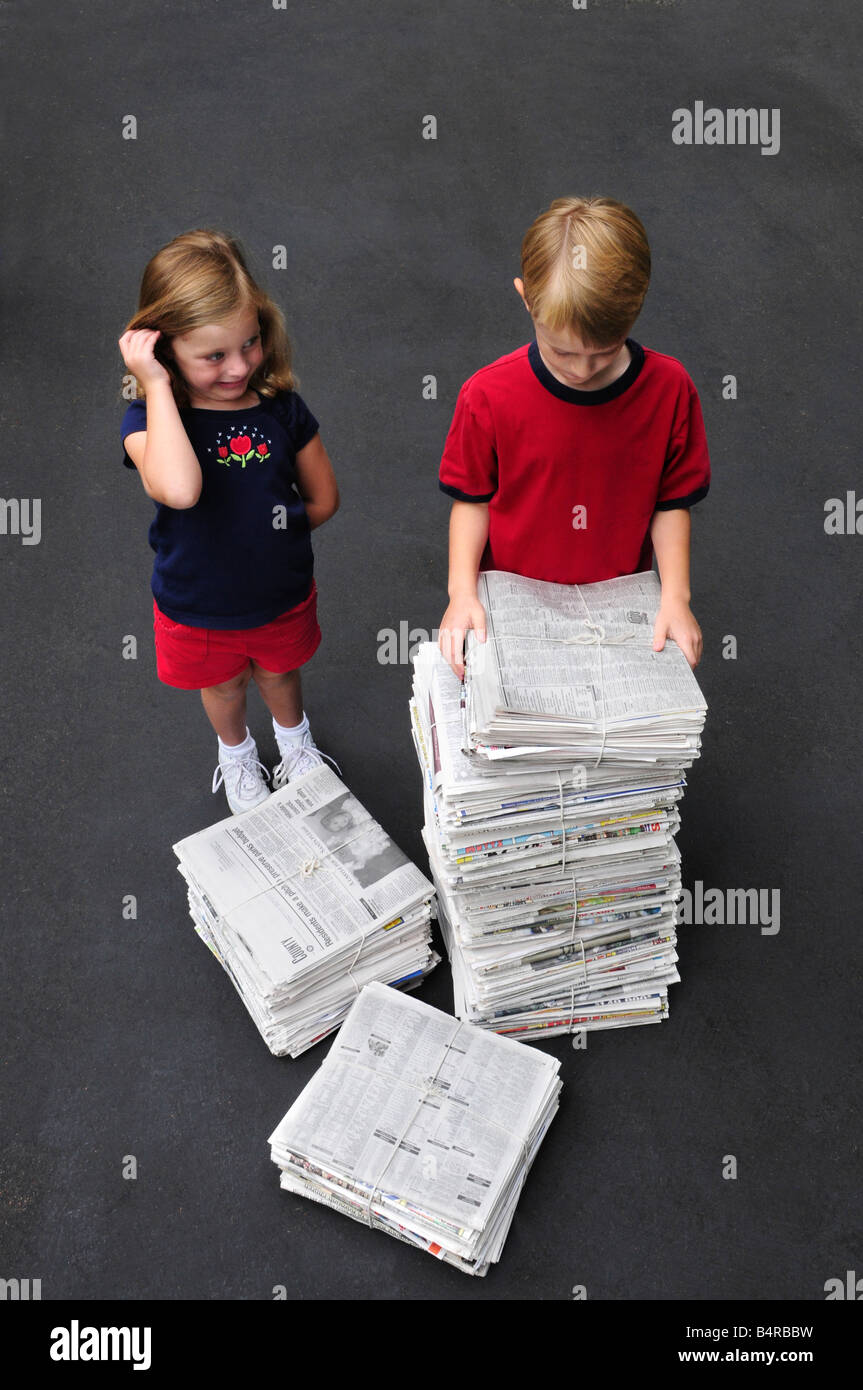 Curbside recycling hi-res stock photography and images - Alamy
