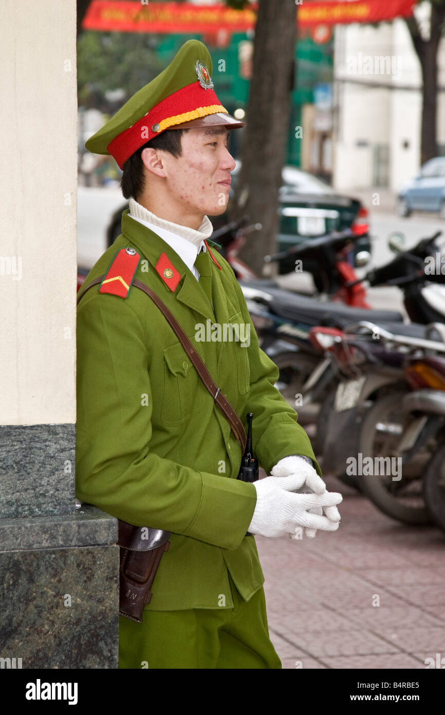 Police Hanoi Vietnam Stock Photo - Alamy
