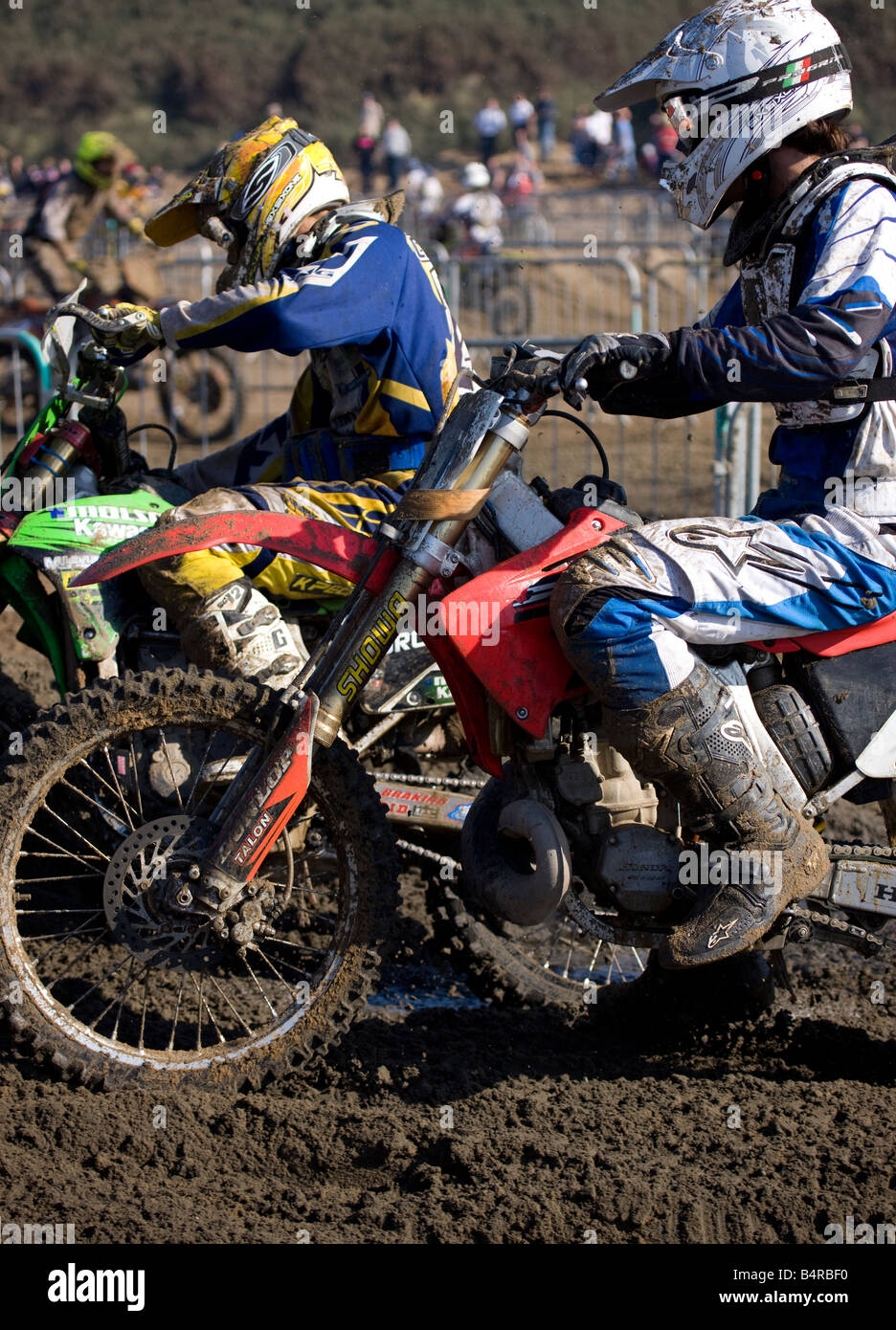 speeding round a bend Stock Photo - Alamy