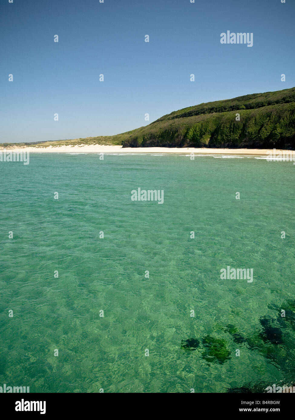Porthkidney Beach, Lelant Stock Photo - Alamy