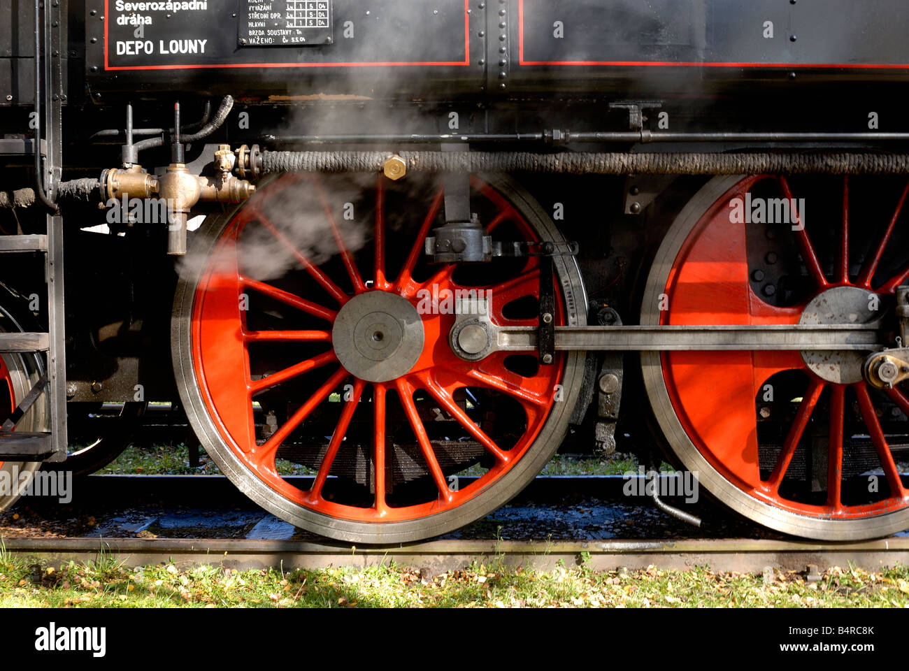 Steam Locomotive close up Stock Photo - Alamy