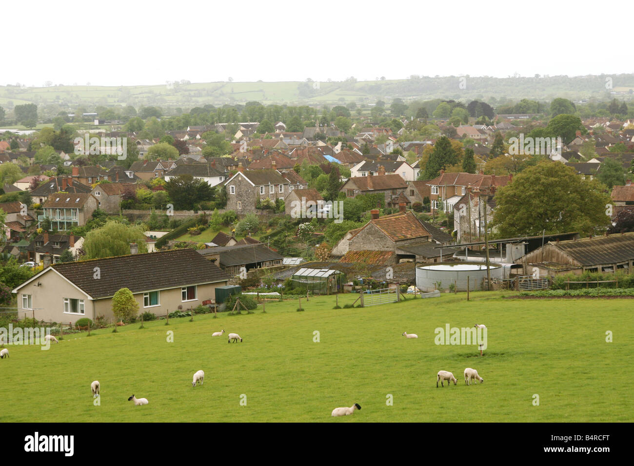 2008 - The village of Cheddar Stock Photo - Alamy