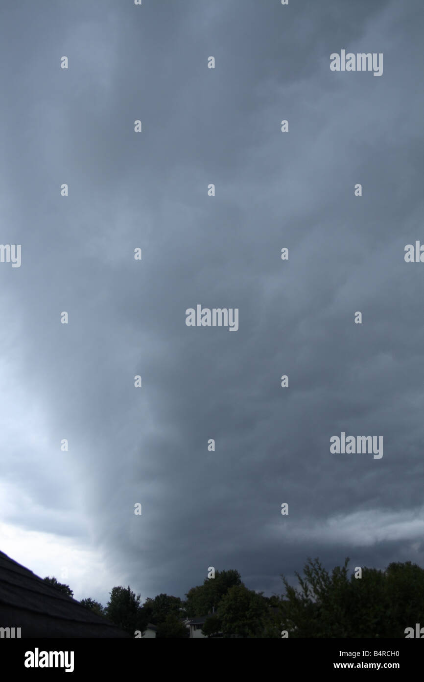 Gust Front Passing Directly Overhead Ontario Canada Stock Photo - Alamy