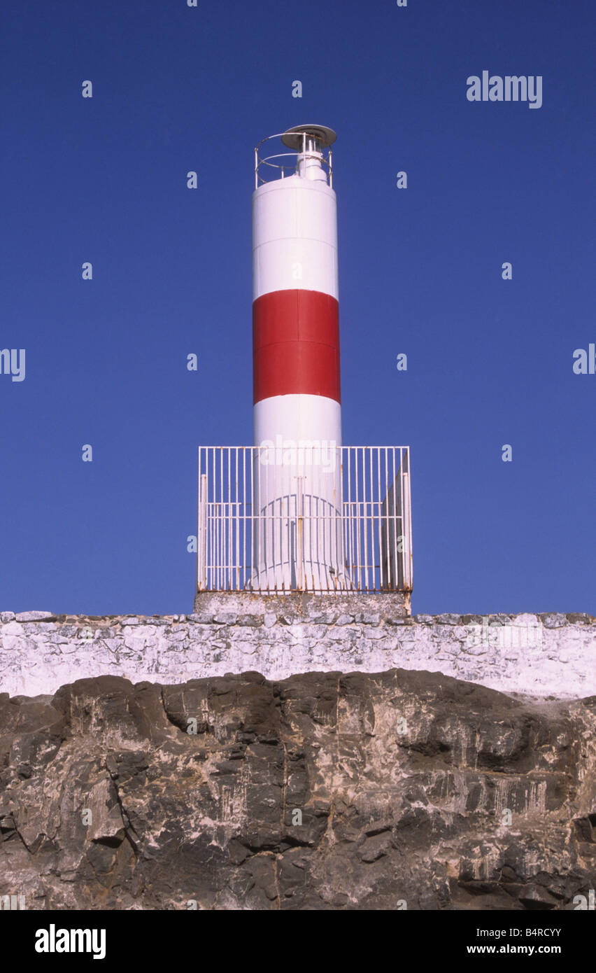 Lighthouse on El Alacran Island, Arica , Chile Stock Photo - Alamy