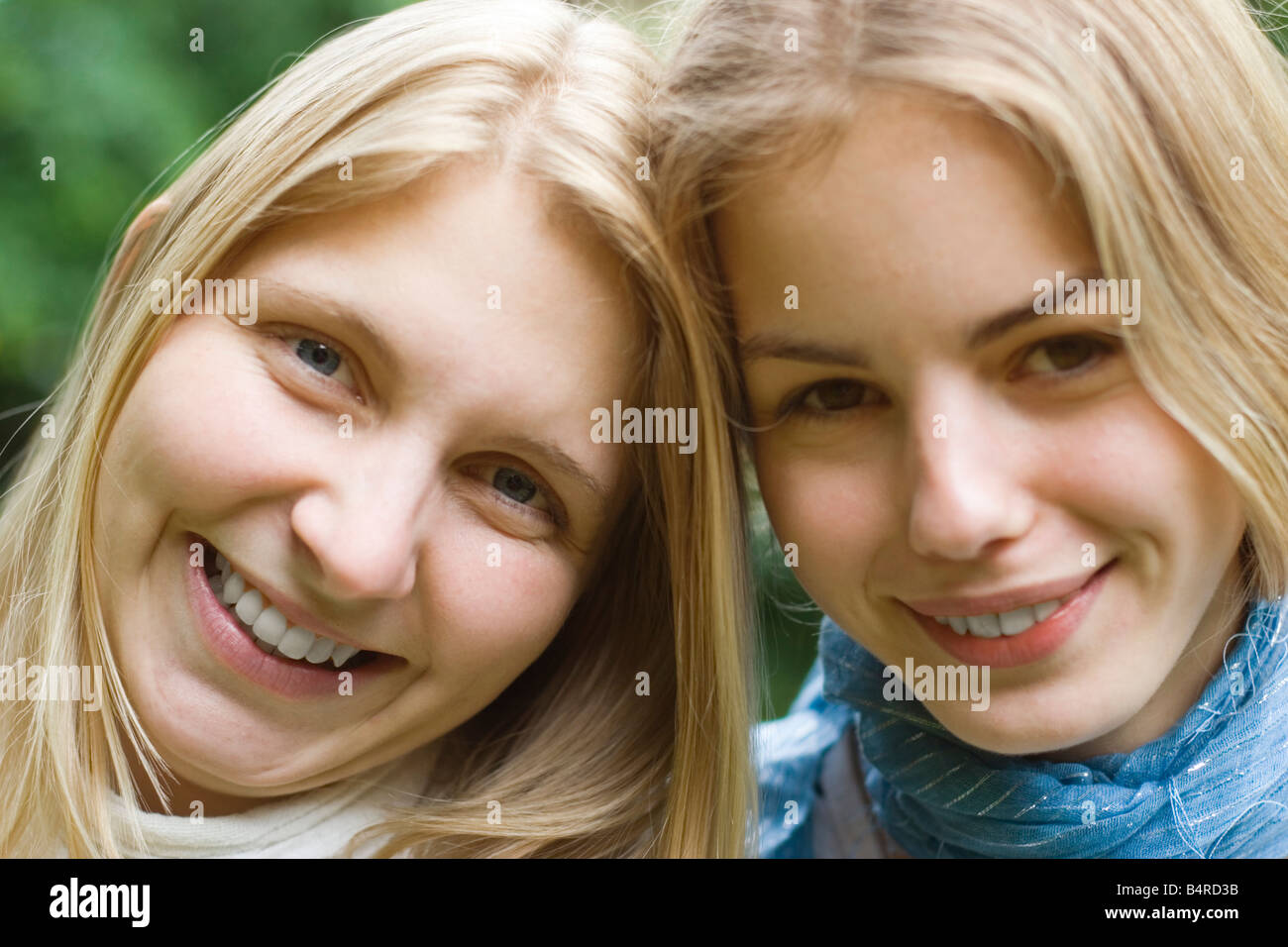 two young women - best friends Stock Photo - Alamy