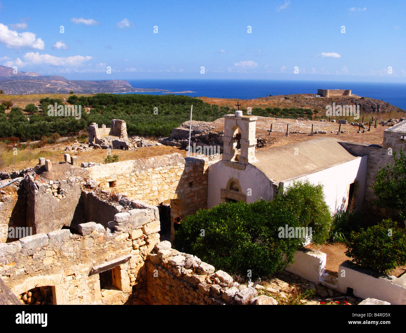Greek Orthodox Chapel and Turkish Fort Ancient site of Aptera 5th ...