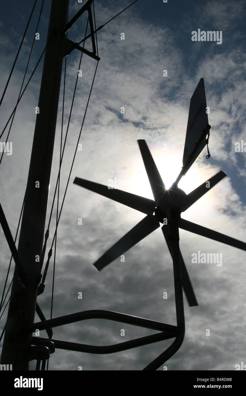 wind direction gauge instrument on boat Stock Photo - Alamy