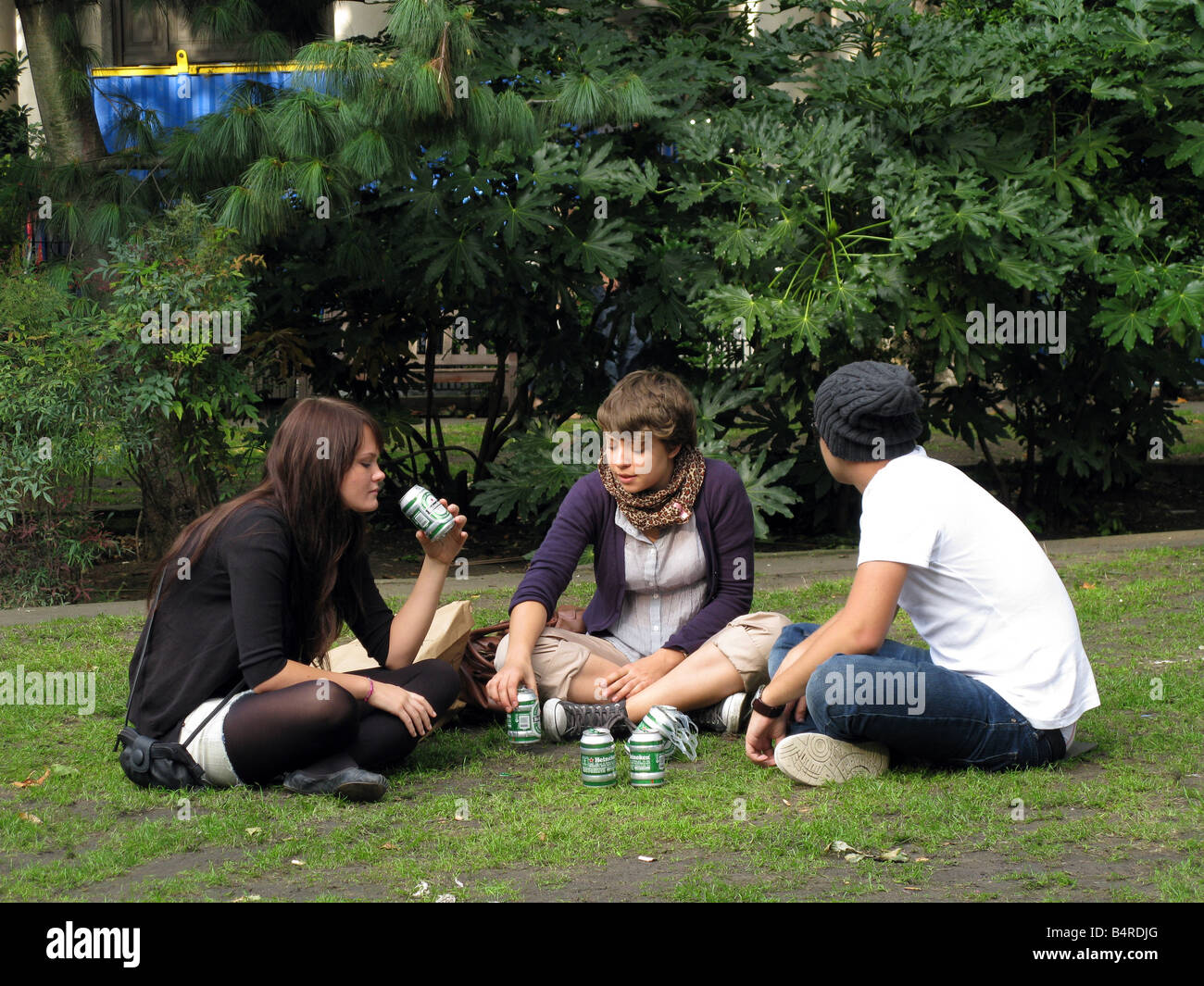 London Soho Square Stock Photo - Alamy