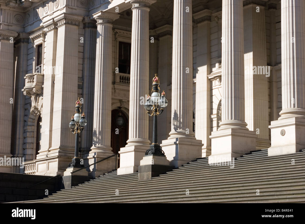 Parliament Building Spring Street Melbourne Australia Stock Photo - Alamy