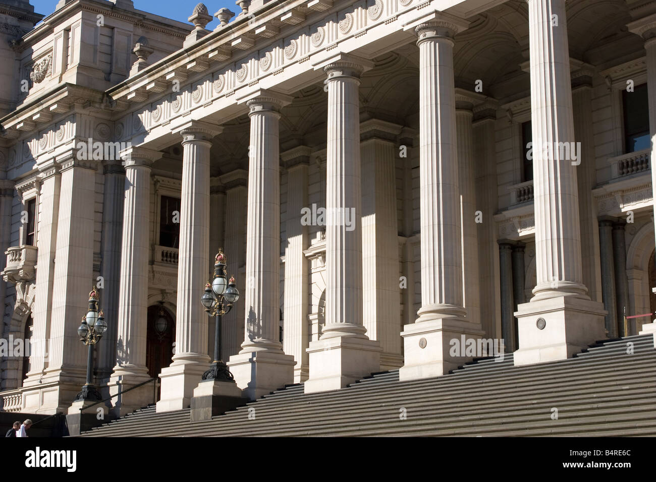 Parliament Building Spring Street Melbourne Australia Stock Photo - Alamy