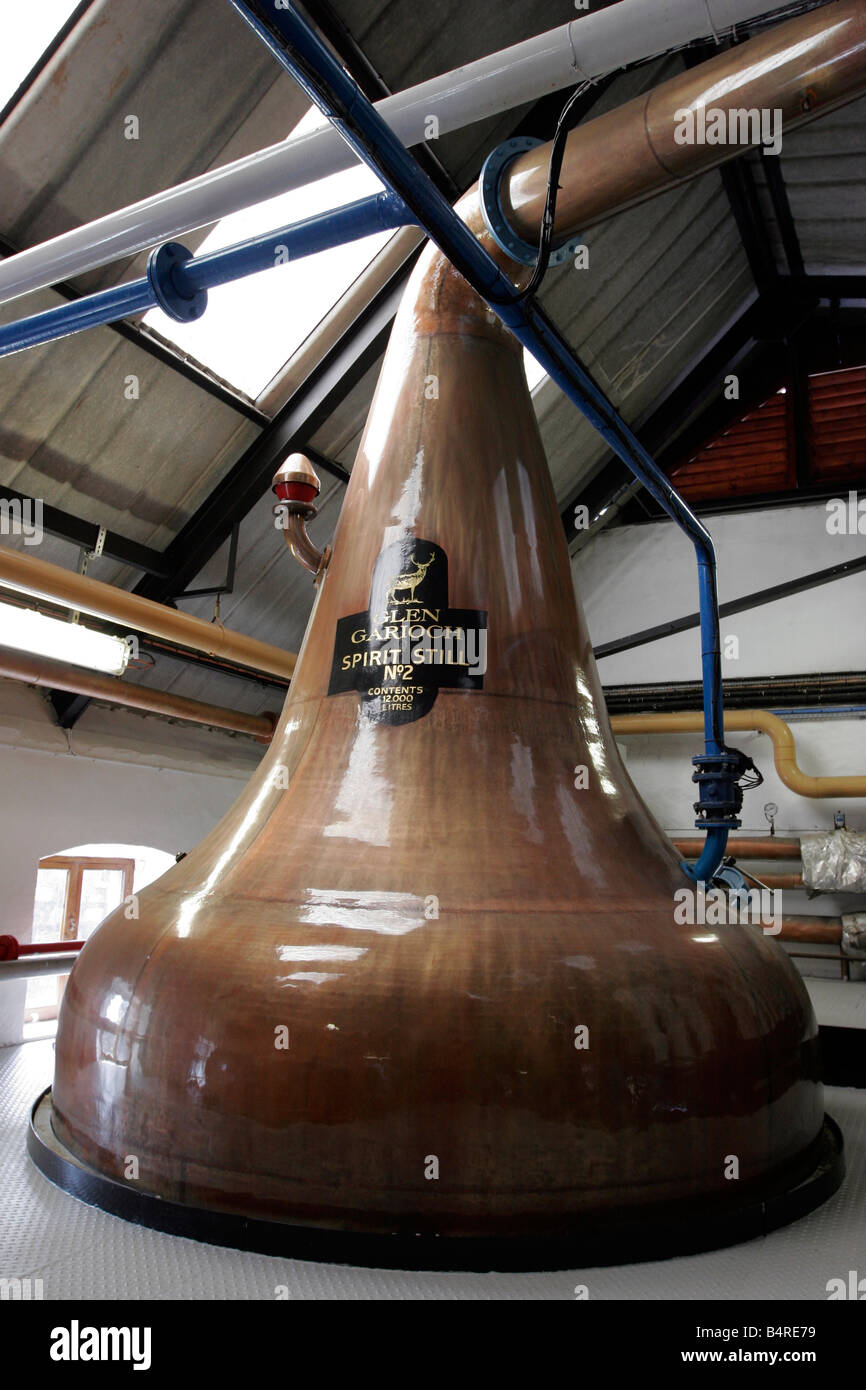 Distillation Still at the Glen Garioch Scotch Whisky Distillery in Old ...