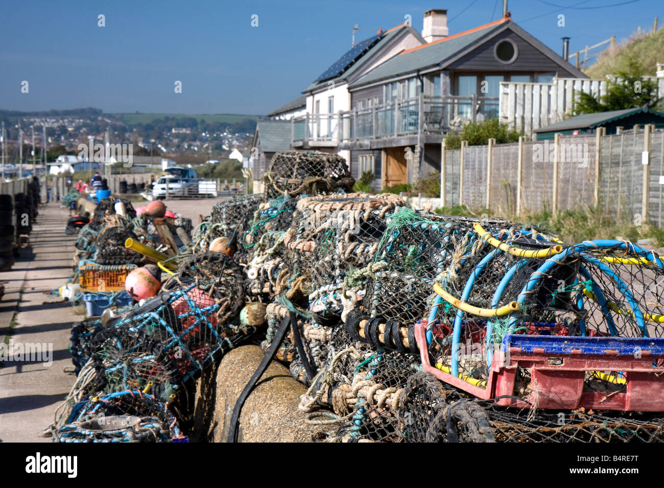 Quayside at Axmouth, Devon Stock Photo - Alamy