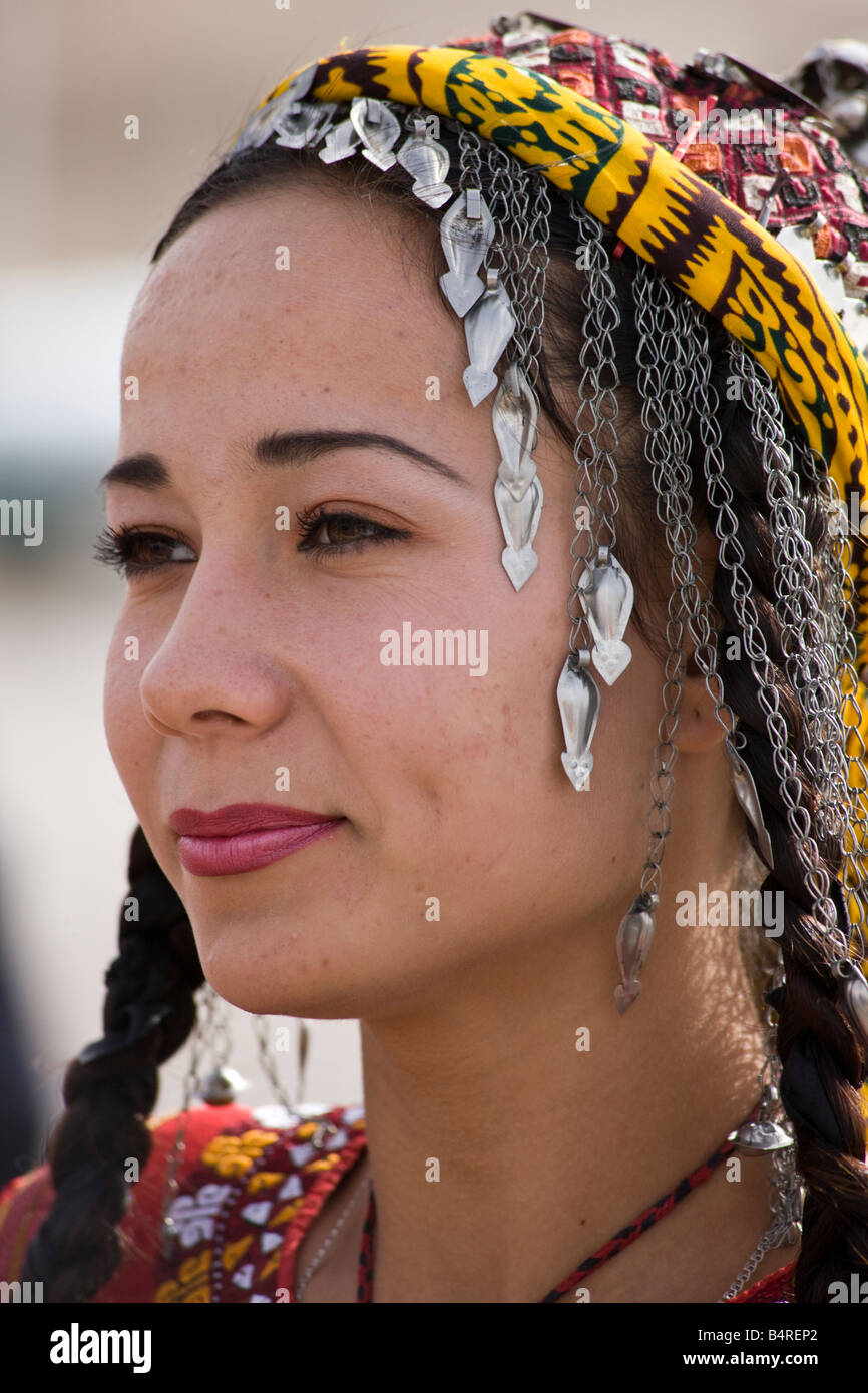 Turkmen national dress hi-res stock photography and images - Alamy
