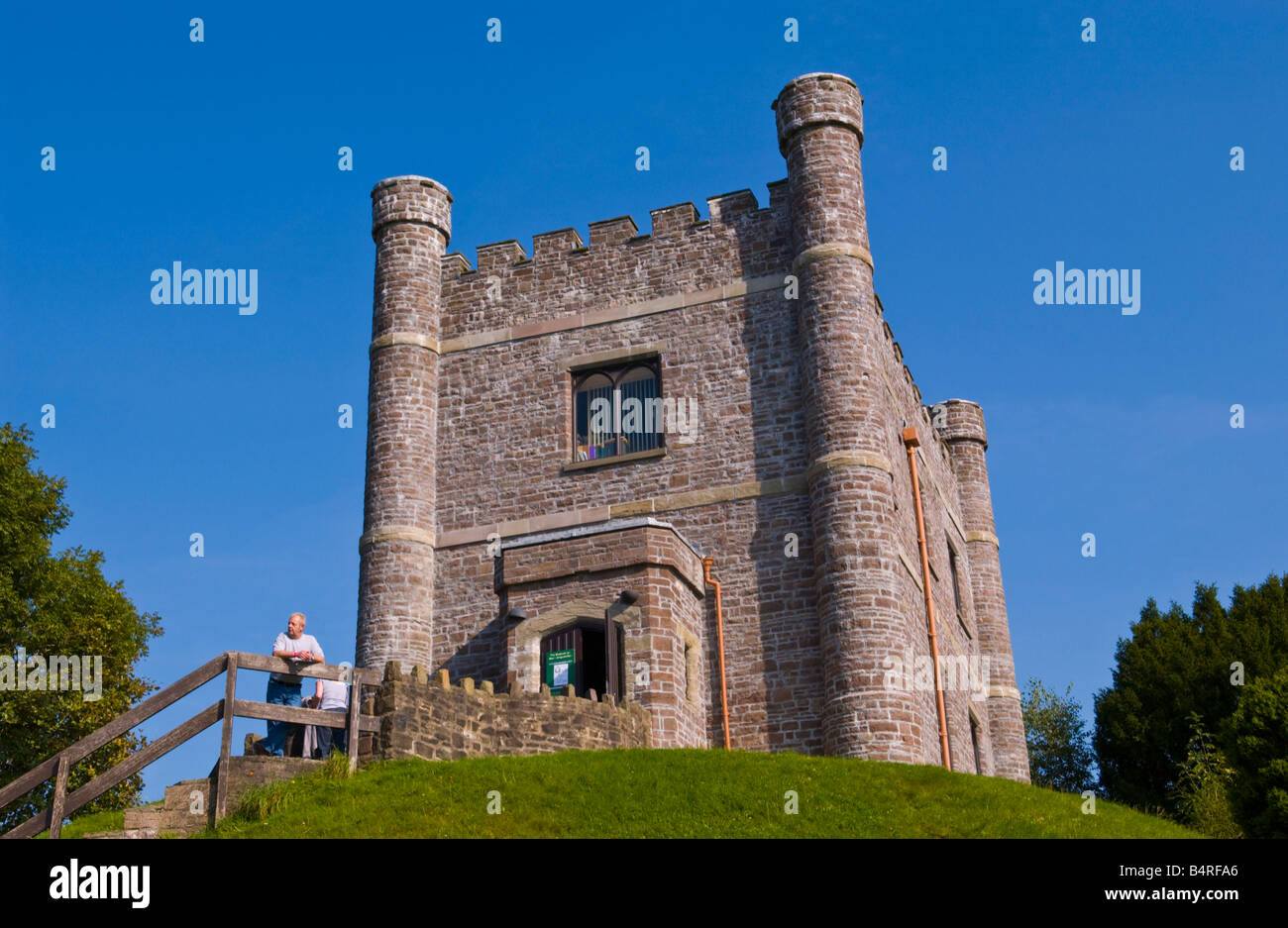 Abergavenny castle and museum Abergavenny Monmouthshire South Wales ...