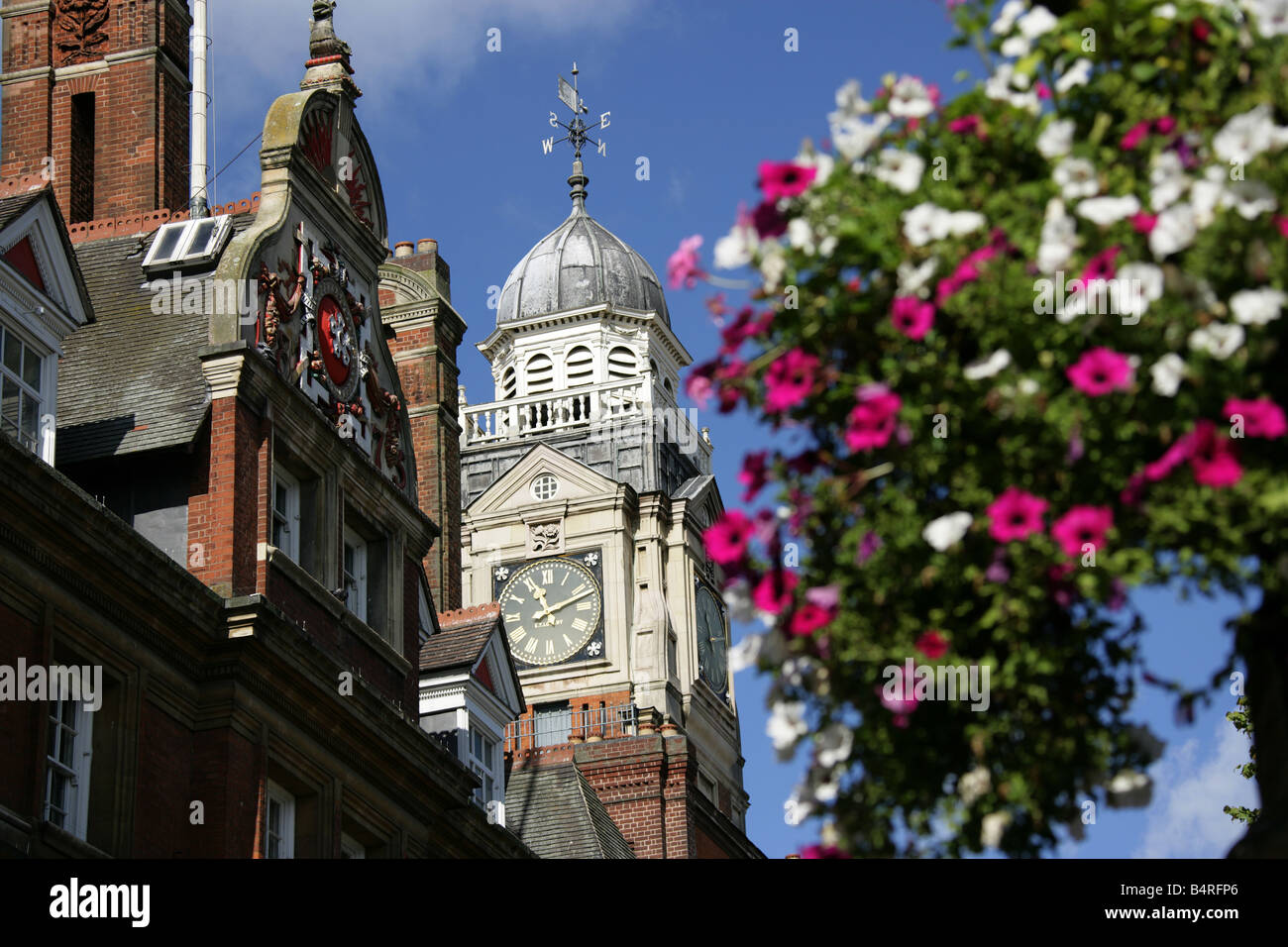 Leicester town hall clock hi-res stock photography and images - Alamy