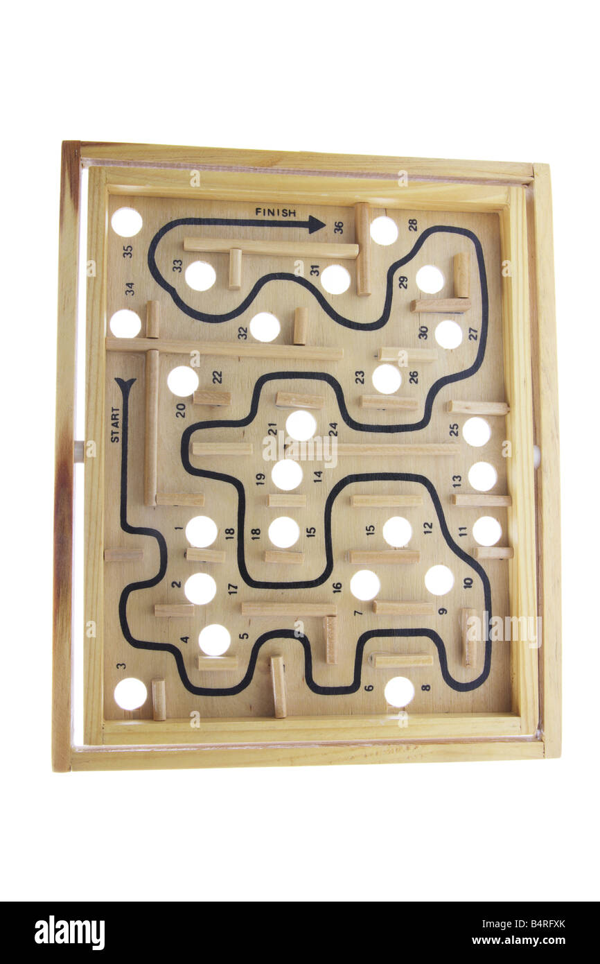 Maze game hi-res stock photography and images - Alamy