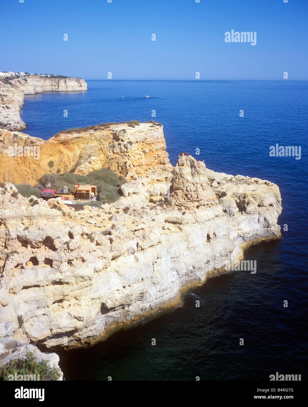 cliffs near Algar Seco, Algarve, Portugal Stock Photo - Alamy