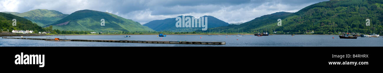 Panoramic of Holy Loch, Scotland Stock Photo - Alamy