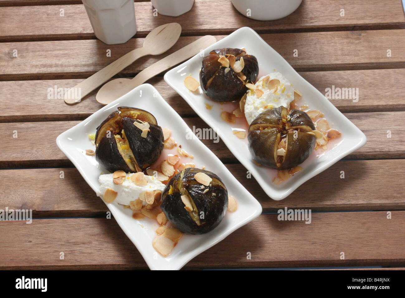 Roasted figs, Italy Stock Photo - Alamy