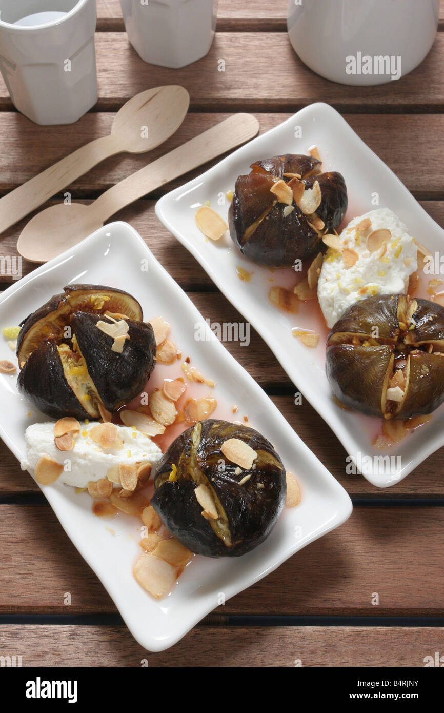 Roasted figs, Italy Stock Photo - Alamy